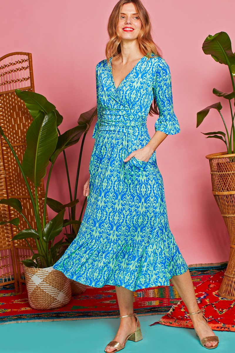 LESLIE MIDI DRESS LAS PALMAS