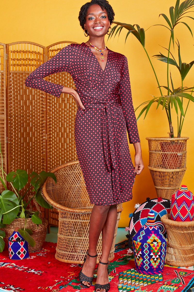 PITOT DRESS STAR CORAL